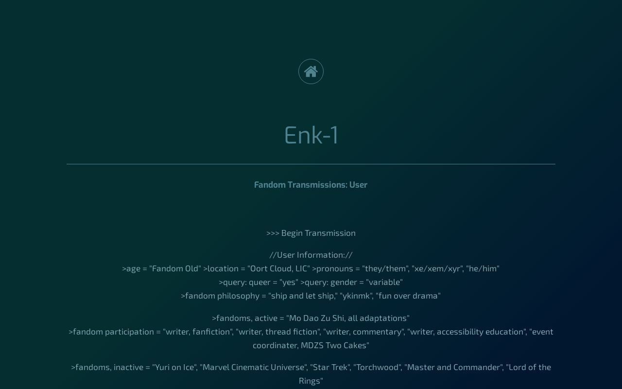 Enk-1: User Information